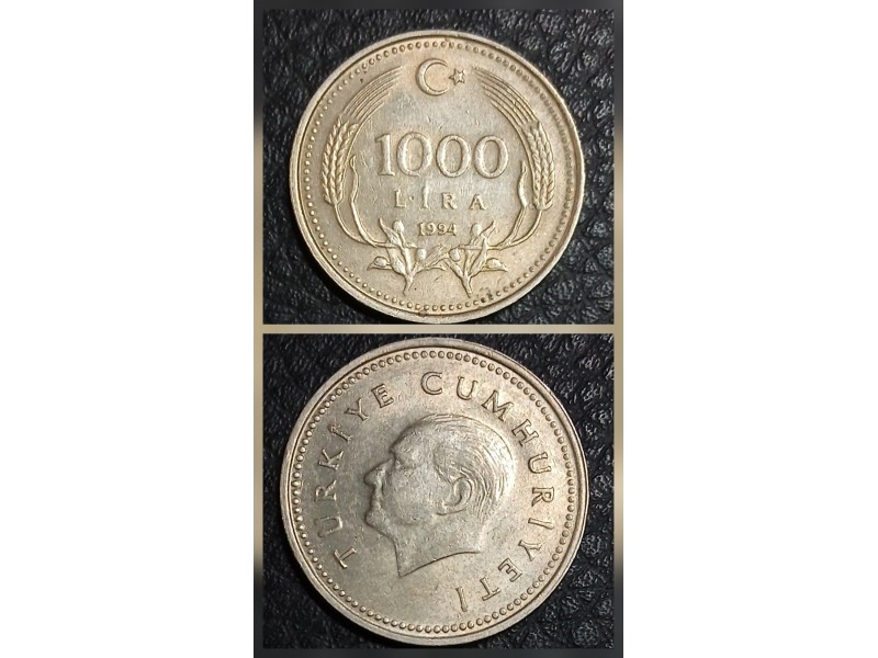 1000 Lira 1994 – Turska