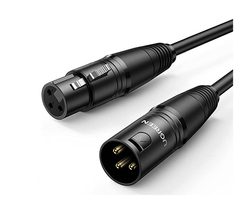 UGREEN XLR Produžni Audio Kabl za Mikrofon Muški na Ženski M/F 2m