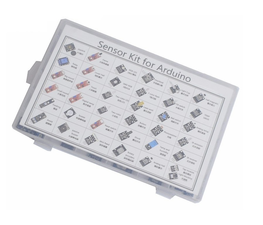 Arduino set senzora 37 u 1 - Komplet modula sa kutijom