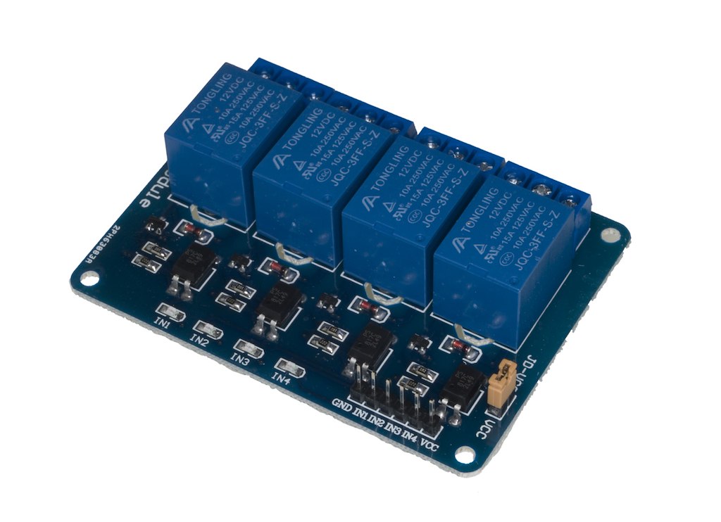 4-kanalni Relej Modul 12V sa Optoizolacijom