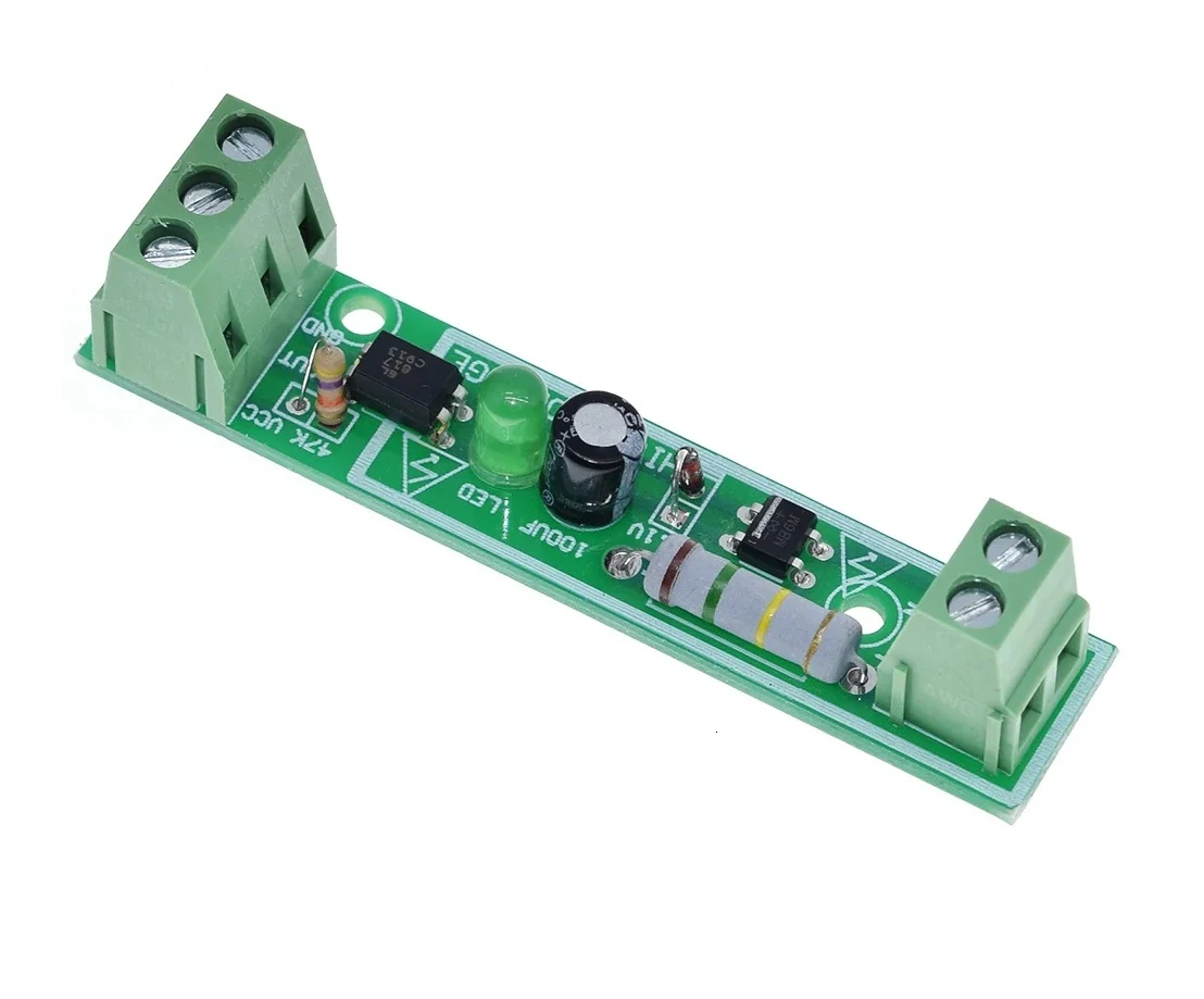 1-kanalni AC 220V Optokapler Izolacioni Modul - Senzor Napona za Arduino i PLC