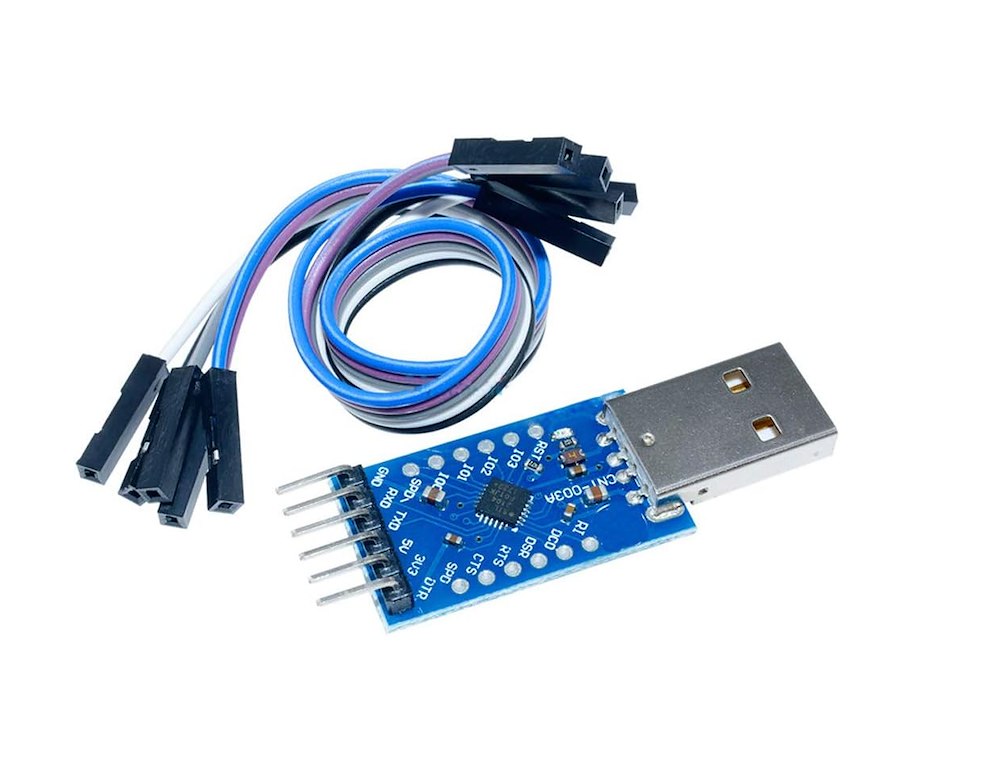 CP2104 USB na TTL UART Serijski Konverter Modul + Dupont Kablovi