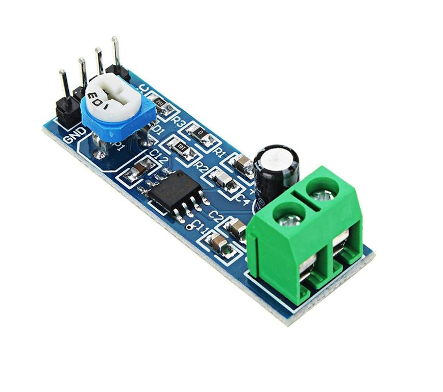 LM386 Audio Pojačalo Modul 5V-12V sa Potenciometrom 200x za za Arduino i DIY projekte