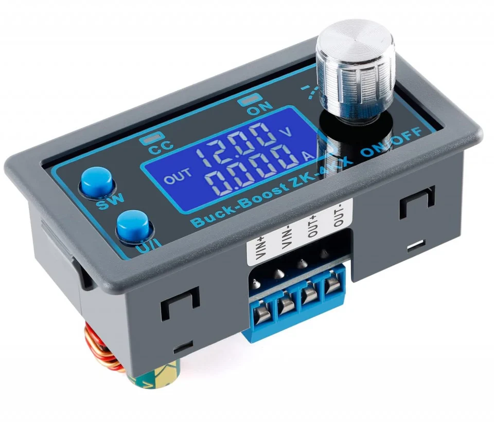 Digitalni Regulator Napona ZK-4KX DC-DC Buck Boost Pretvarač 0.5-30V 4A 35W