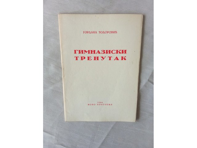 Gimnaziski Trenutak-Gordana Todorović