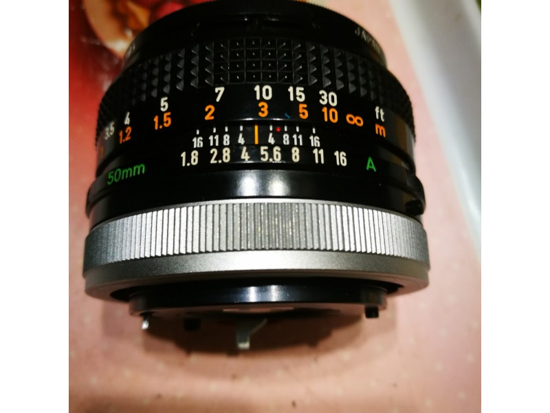 ČUVENI OBJEKTIV CANON 1,8 SC -50 MM JAPAN