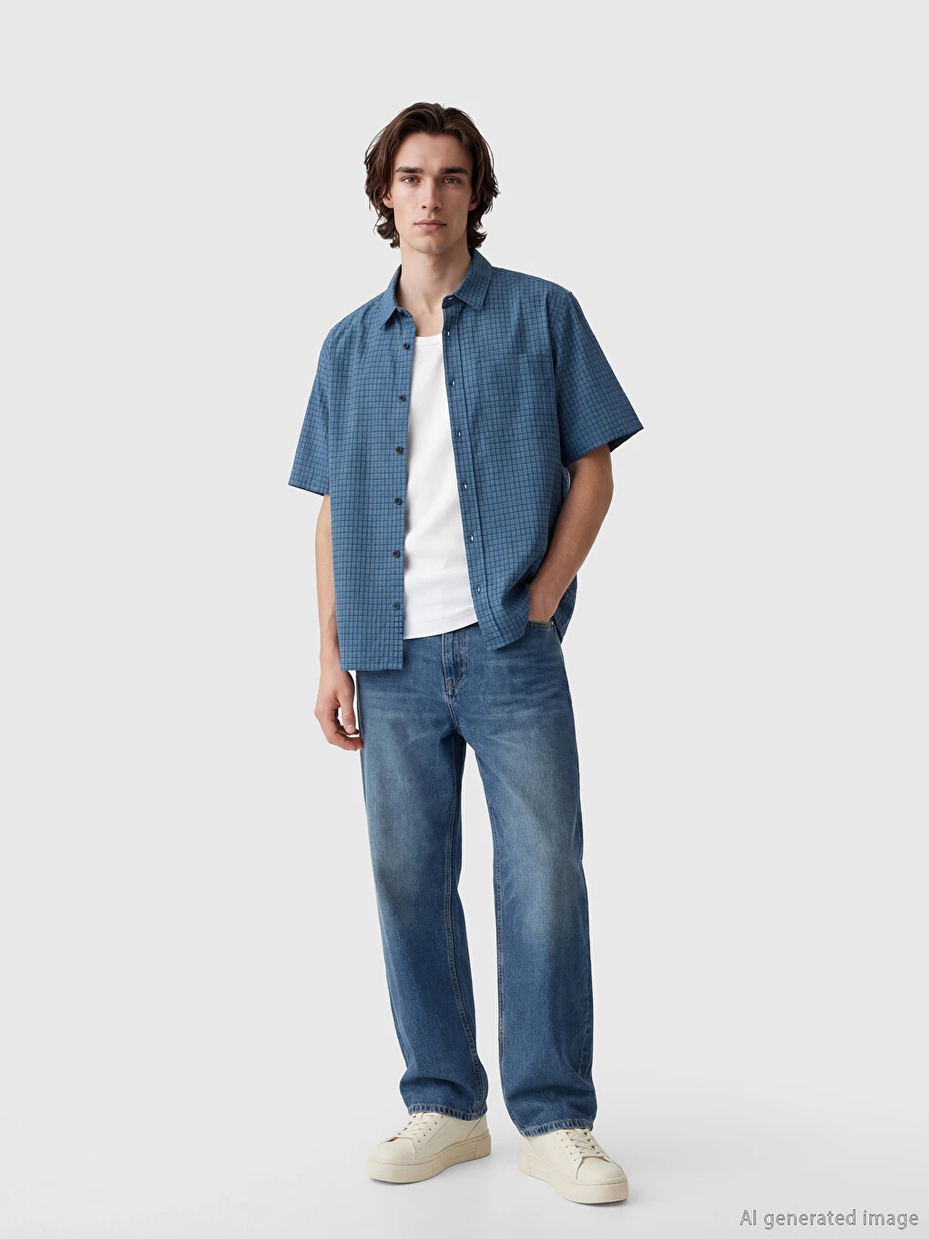 XSIDE Regular Fit Karirana Muška Košulja