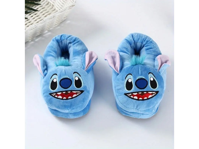 Disney Stitch Plišane Papuče za Kućnu Upotrebu