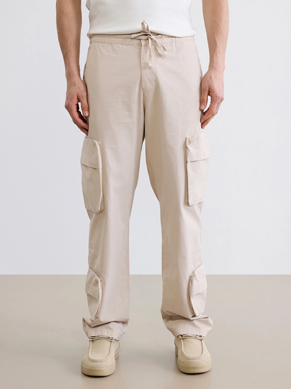 XSIDE Muške Cargo Pantalone Opuštenog Kroja