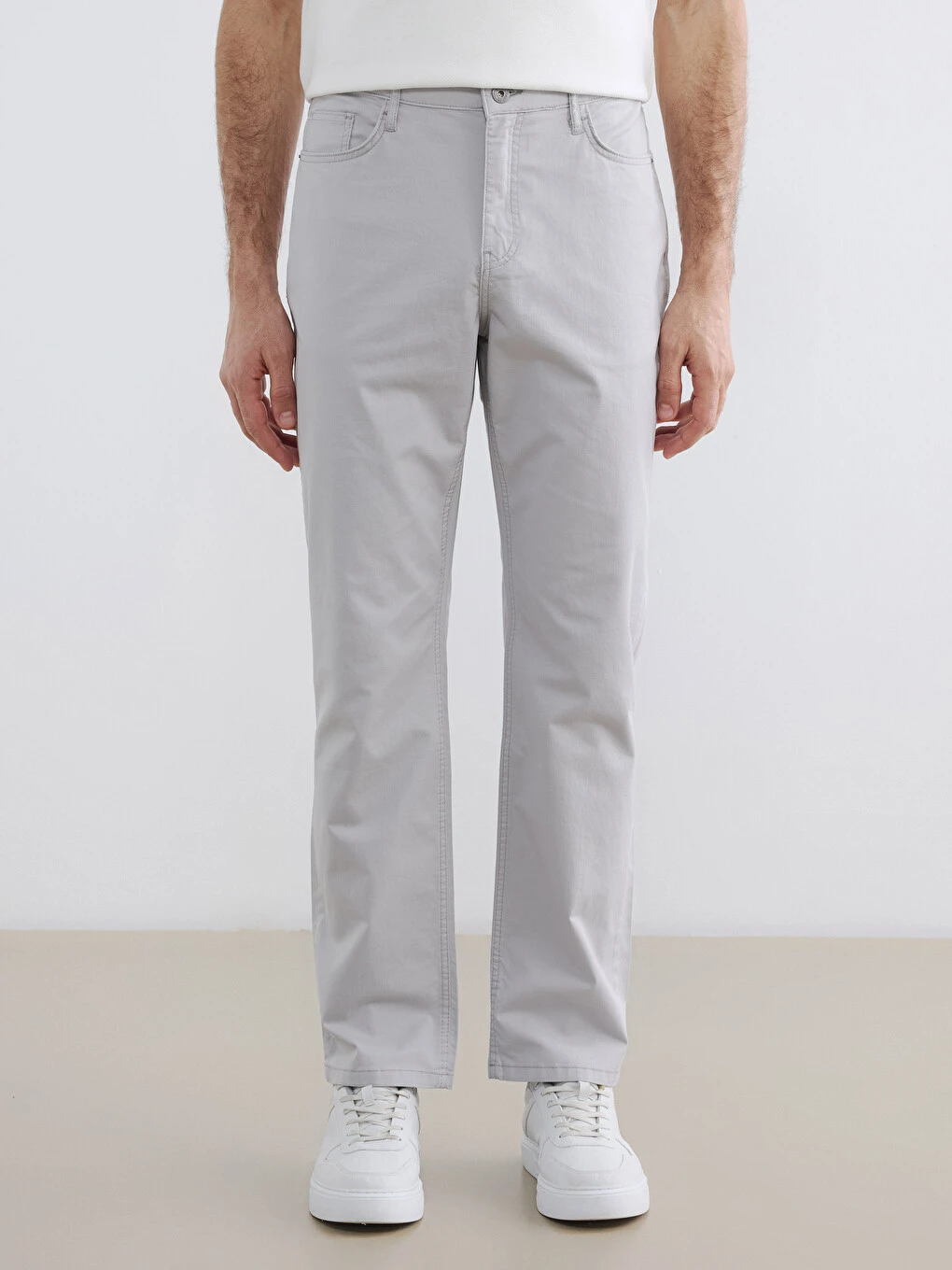LCWAIKIKI Classic Muške Chino Pantalone Od Gabardina Regularnog Kroja