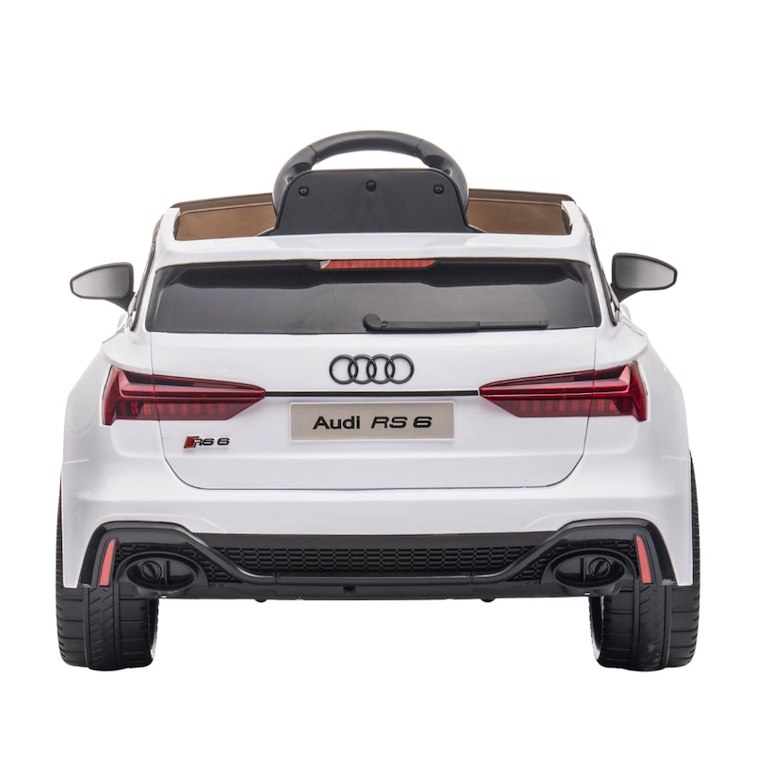 Auto Licencirani Audi RS6 na akumulator za decu Beli