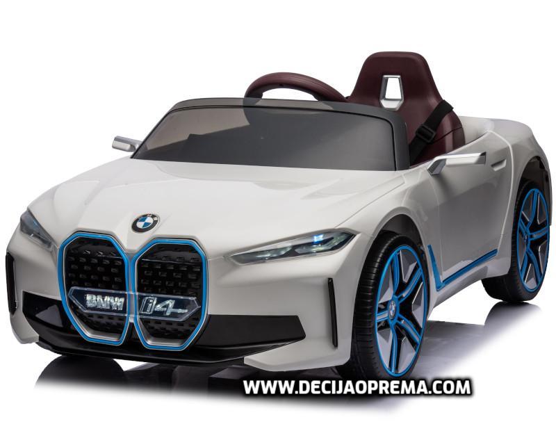 BMW I 4 Licencirani Auto na akumulator za decu Beli
