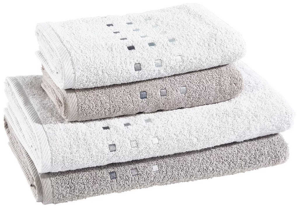 SET PEŠKIRA QUATTRO antracit, srebrna