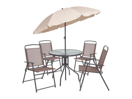 ED Vrtna garnitura, 6-delna sa suncobranom 32-787000