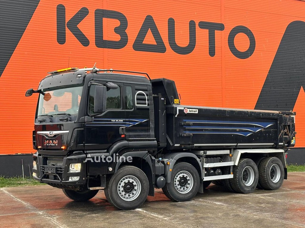 MAN TGS 35.500 8x4 INTARDER / FULL STEEL / BOX L=5550 mm kiper