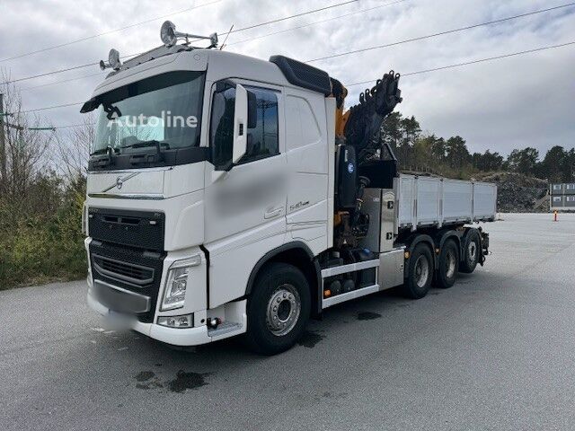 Volvo FH540 *8x4 *DUMPER + crane EFFER 395 *Only 170tkm *ROTOR kiper