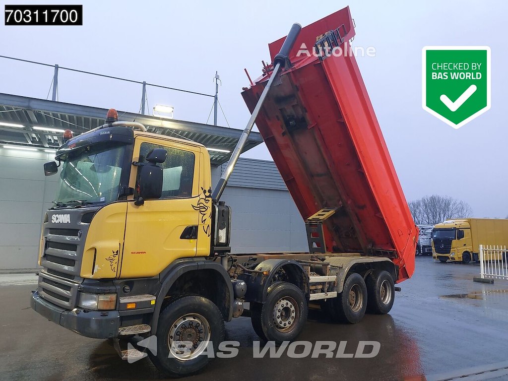 Scania G420 G 8X6 8x6 18m3 KH Kipper Steel suspension Big-Axle Euro 4 kiper