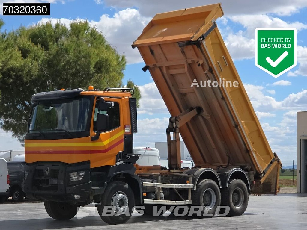 Renault K 480 6X4 2-Side Tipper Full Steel Big-Axle Euro 6 kiper