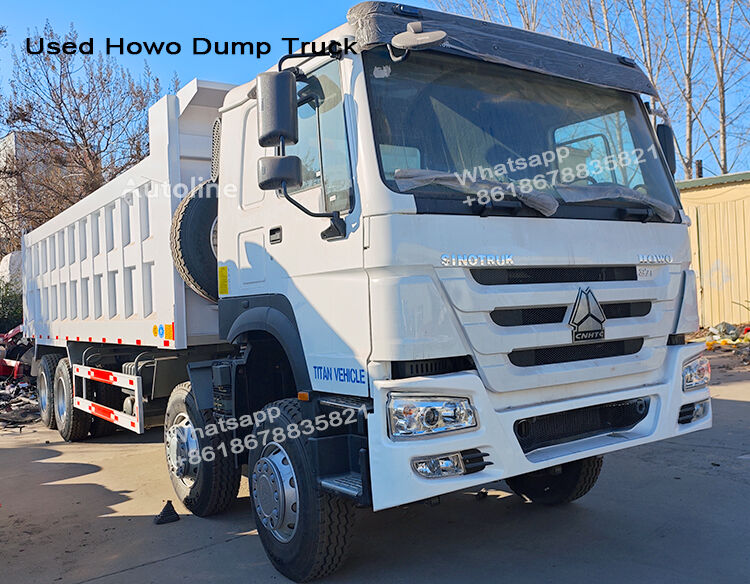Howo Used Howo zz3527 12 Tires Tyres Tipper Tip Dum Dump Truck for Sa kiper