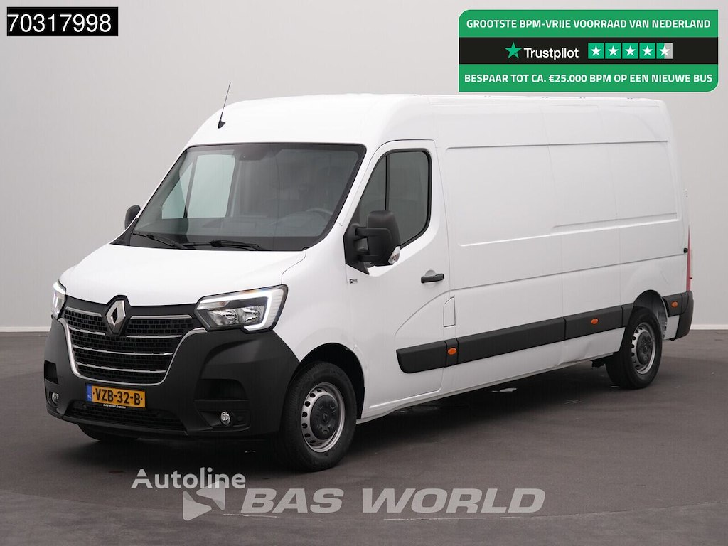 Renault Master 135PK L3H2 LED Airco Cruise Parkeersensoren APK 01-2027 E minibus furgon