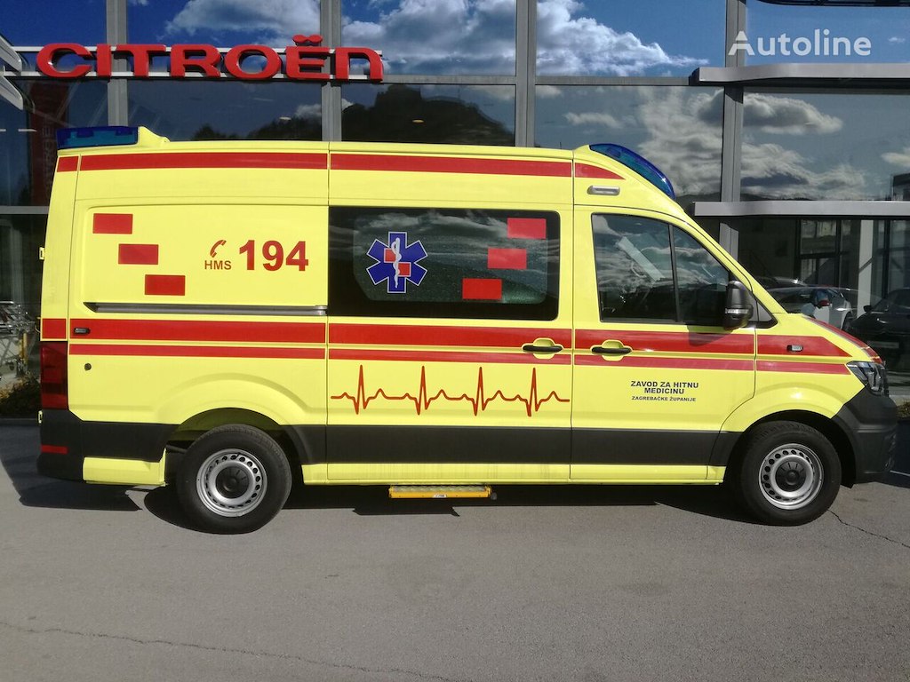 Novo Volkswagen Crafter vozilo hitne pomoći