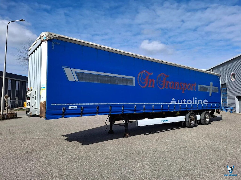 Krone / SLIDING ROOF / LIFT AXLE / STEERING AXLE / REMOTED PLATFORM 25 poluprikolica sa kliznom ceradom