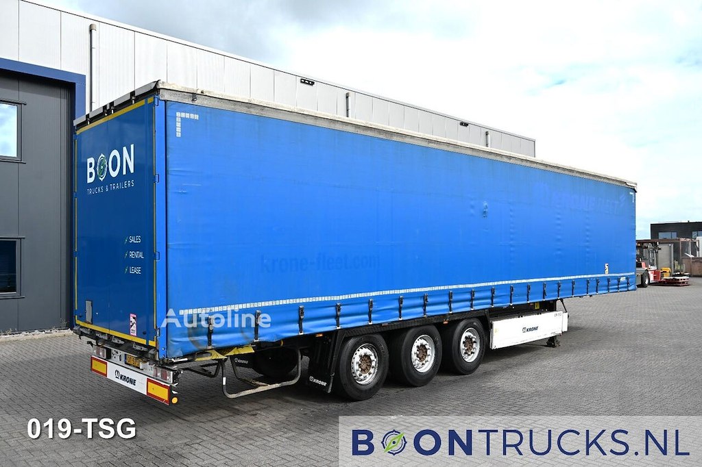 Krone SD PROFI LINER | LIFT AXLE * DISC BRAKES * PALLET BOX * NL TRAIL poluprikolica sa kliznom ceradom