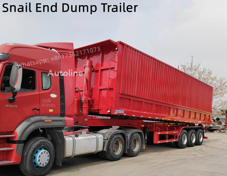 Nova Snail 3 Axle End Dump Trailer for Sale in Jamaica poluprikolica kipera