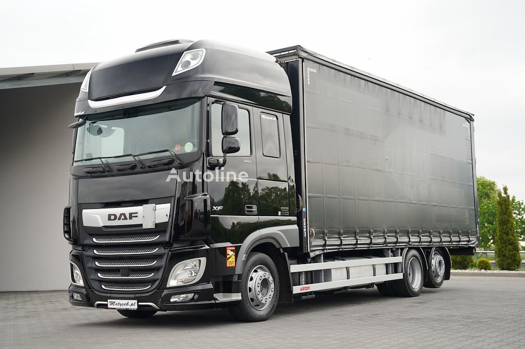 DAF XF 480 / SOLÓWKA / SSC / 6X2 / I-PARK COOL / OŚ PODNOSZONA / kamion sa klizna zavesa cerada