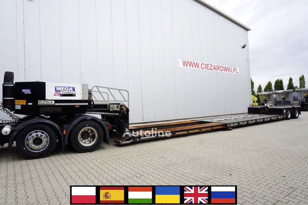 Özgül Tief-Bet Özgül LW229 low-bed semi-trailer / extendable / widened poluprikolica sa niskom platformom