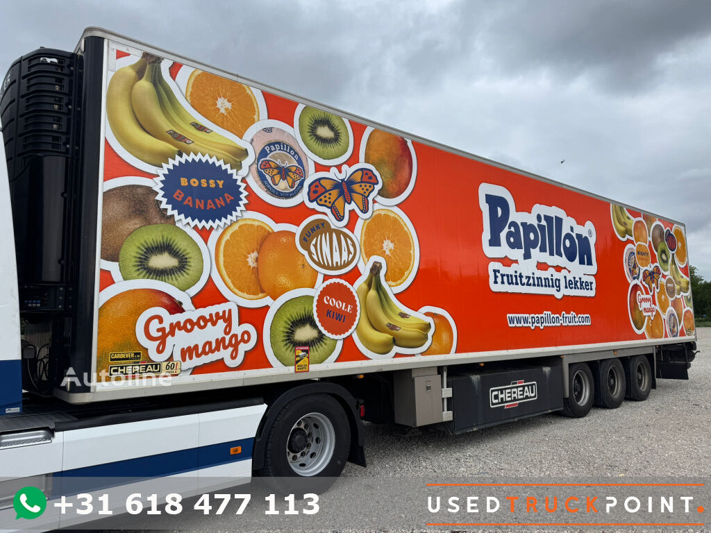 Chereau 3-Asser / Carrier 1300 / Lift Axle / BPW / Belgium Truck poluprikolica hladnjača