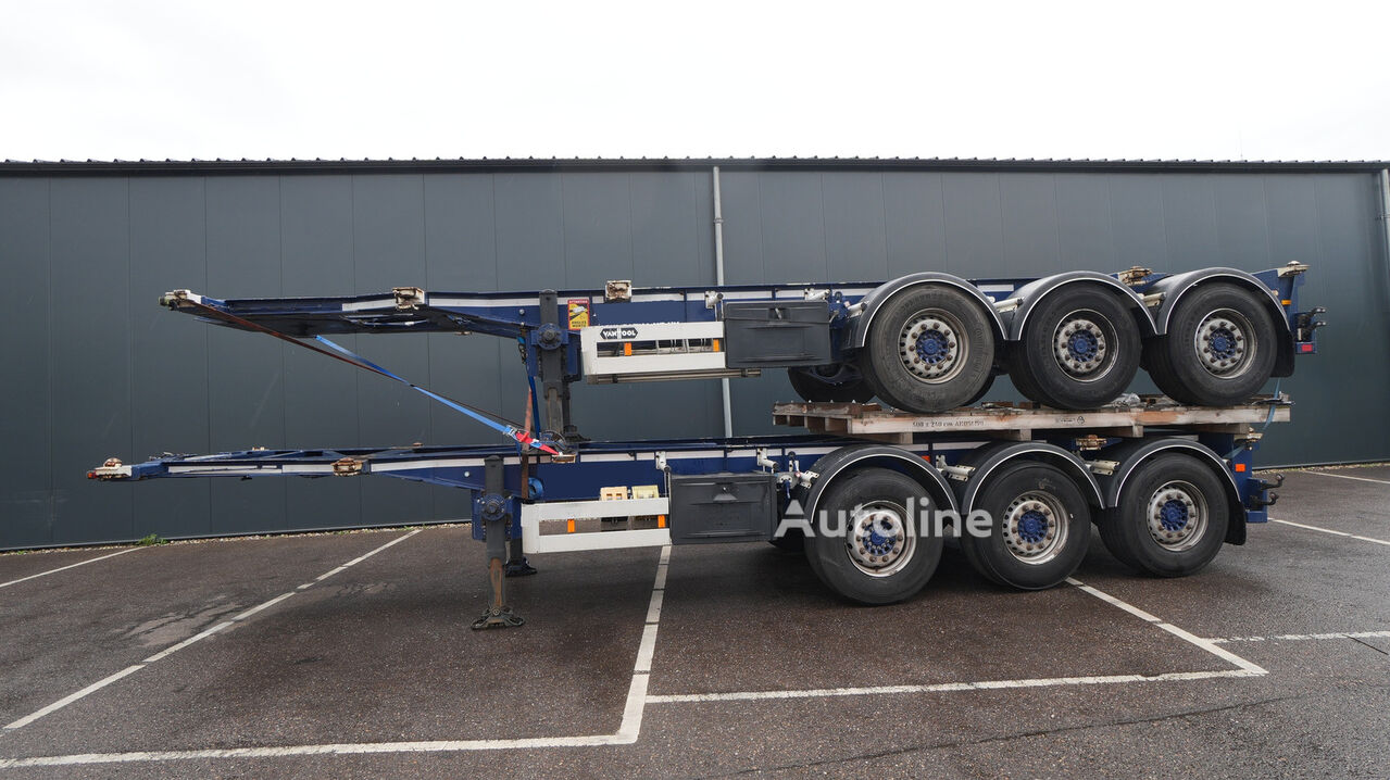 Van Hool 20/30ft ADR container transport trailer poluprikolica za prevoz kontejnera