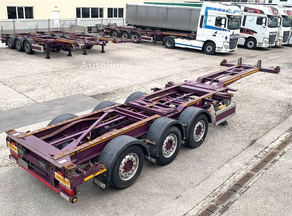 Dennison Extendable 1x20'/2x20' /1x40' / 6.Stück/6.Pieces poluprikolica za prevoz kontejnera