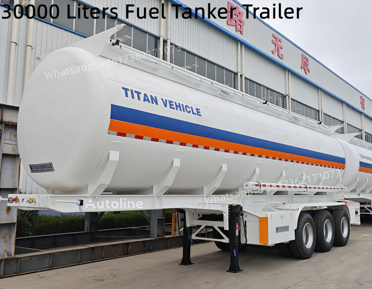 Nova Titan 30000 Liters Fuel Tanker Trailer for Sale in Jamaica cisterna za goriva i maziva
