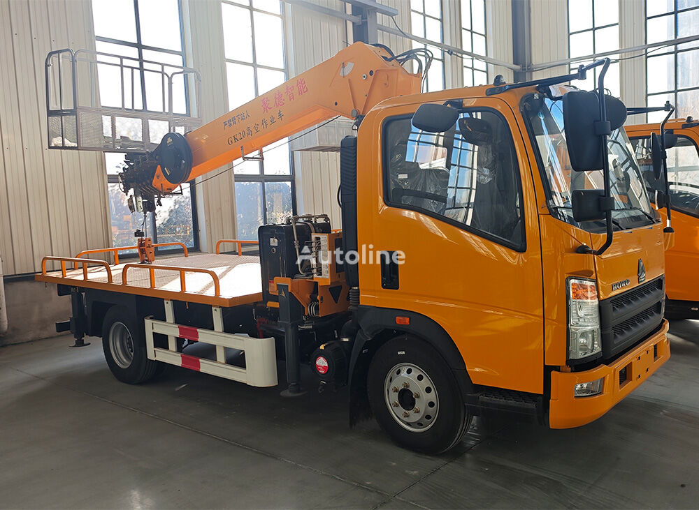 Howo Howo 4x2 Light Truck Cargo Crane Truck kamion platforma