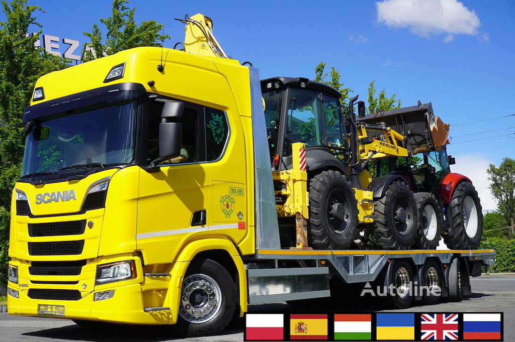 Scania R650 V8 8×4/4 / NEW galvanized Tow truck 955 cm / Retarder / ste šlep auto