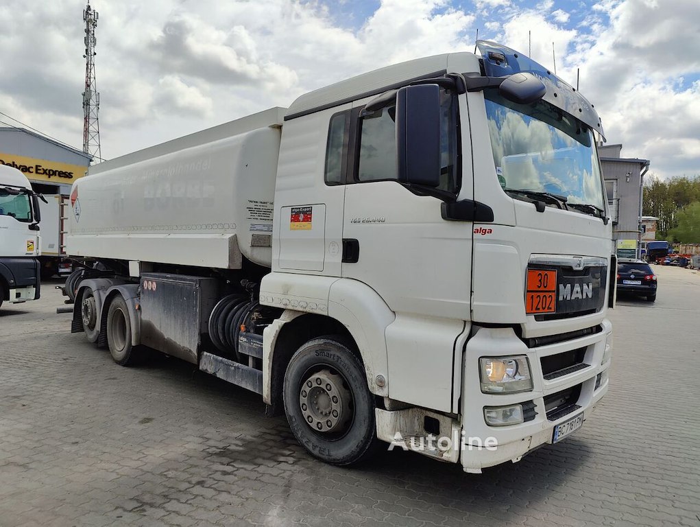 MAN 26.440 autocisterna za gorivo + prikolica cisterna za gorivo