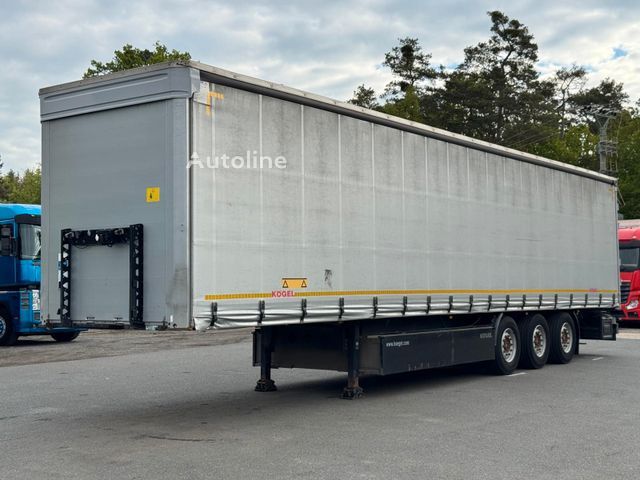 Kögel SN24 SAF LIFT AXLE, PAL BOX (3557) poluprikolica s ceradom