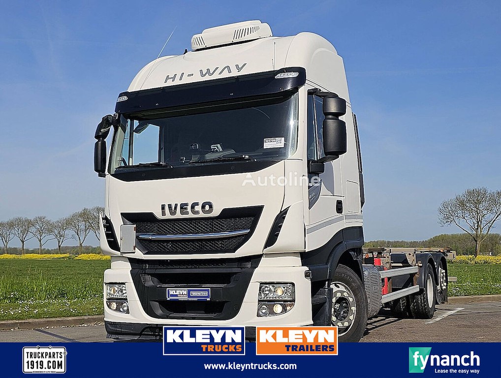IVECO AS260S42 STRALIS 6X2 INTARDER ALCOA'S vozilo za prevoz kontejnera