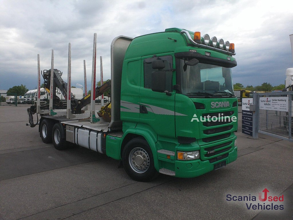 Scania R 490 LB6x4HNB Kran LOGLIFT F96S kamion za prevoz drva