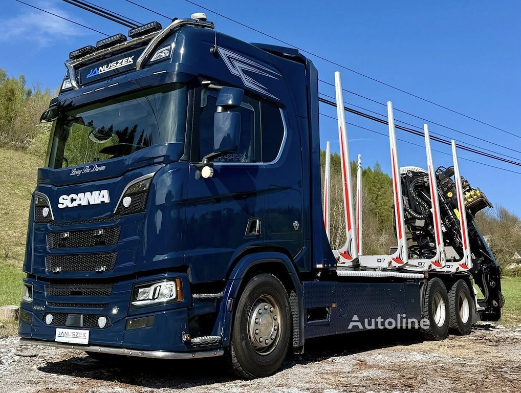 Scania R 650 kamion za prevoz drva