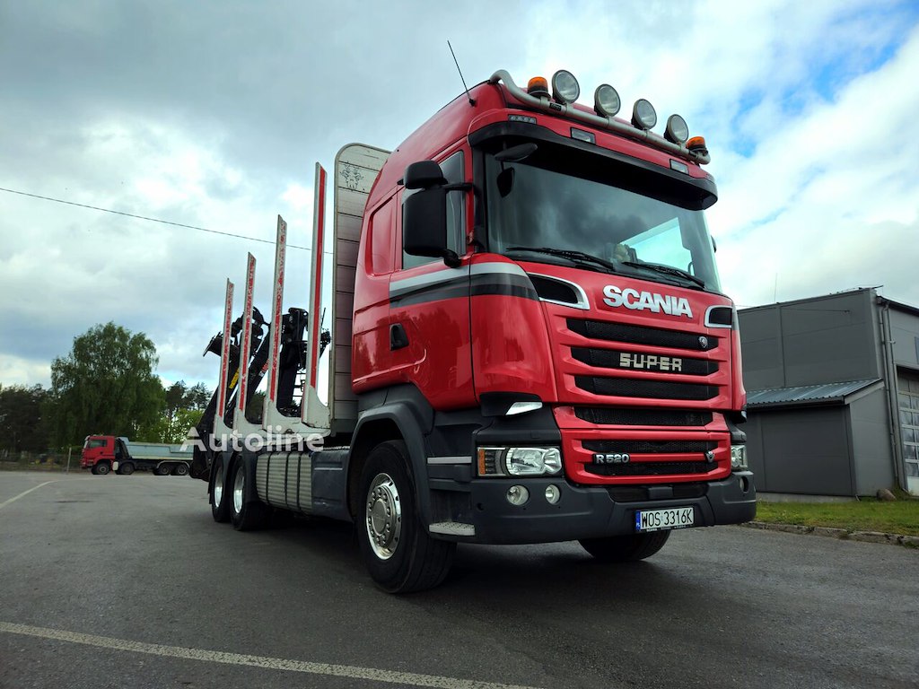 Scania R520 kamion za prevoz drva