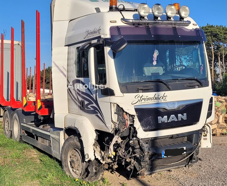 MAN TGS 26.480 kamion za prevoz drva