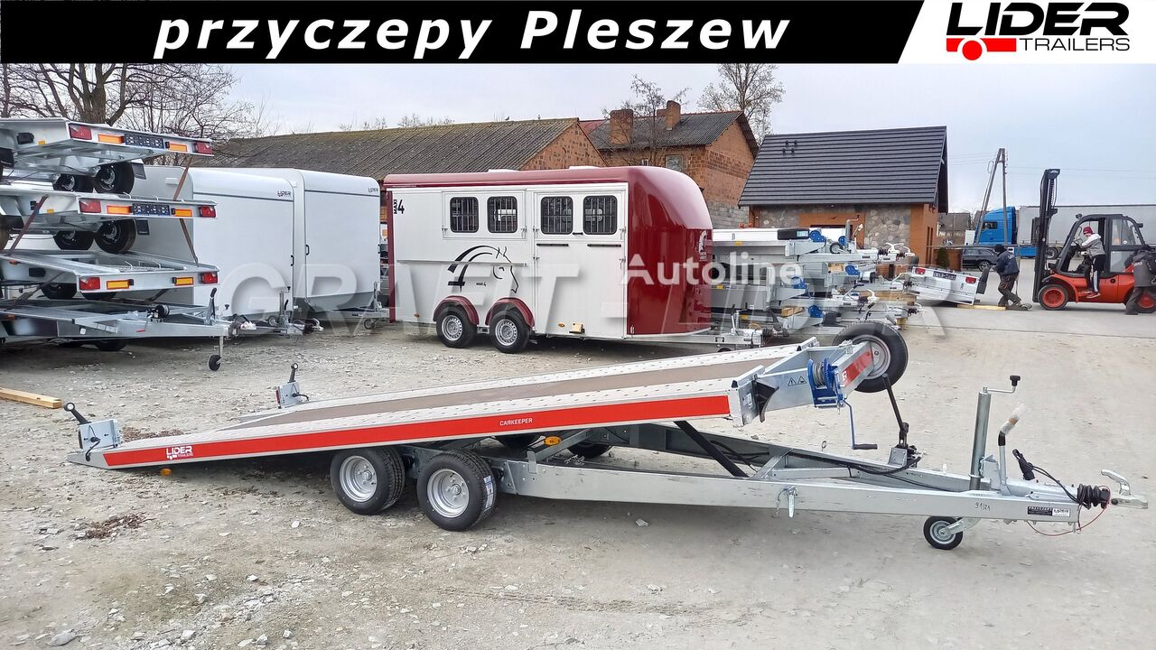 Temared TM-258 laweta CarKeeper 4820, 480(+20)x206cm, LOHR + SKLEJKA, uc prikolica autotransportera