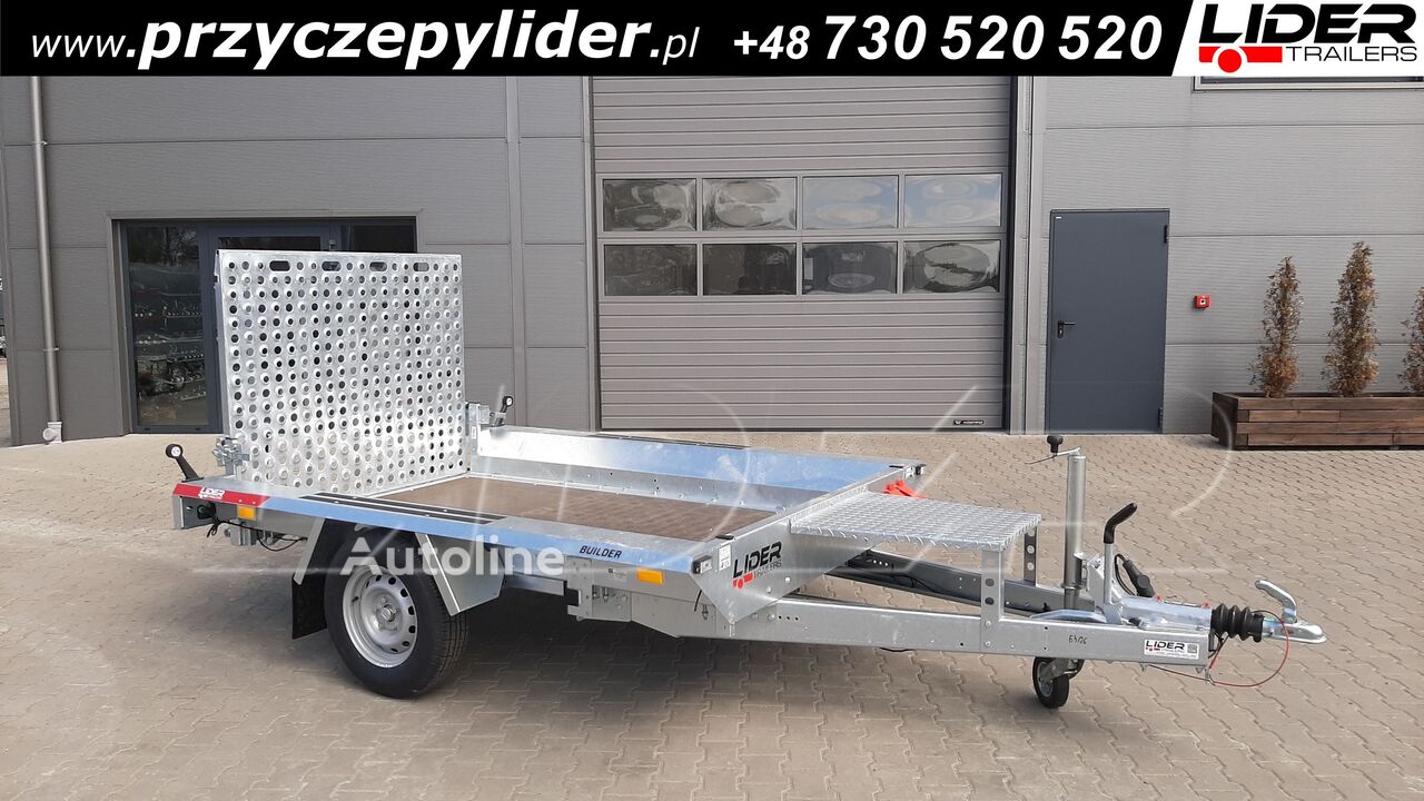 Nova Temared TM-412A przyczepa 260x150cm, Builder 2615, do przewozu minikopar prikolica za građevinske strojeve