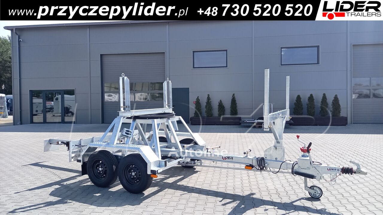 Nova Stim LT-176 przyczepa kłonicowa, dłużyca do przewozu długich elementó prikolica za građevinske strojeve