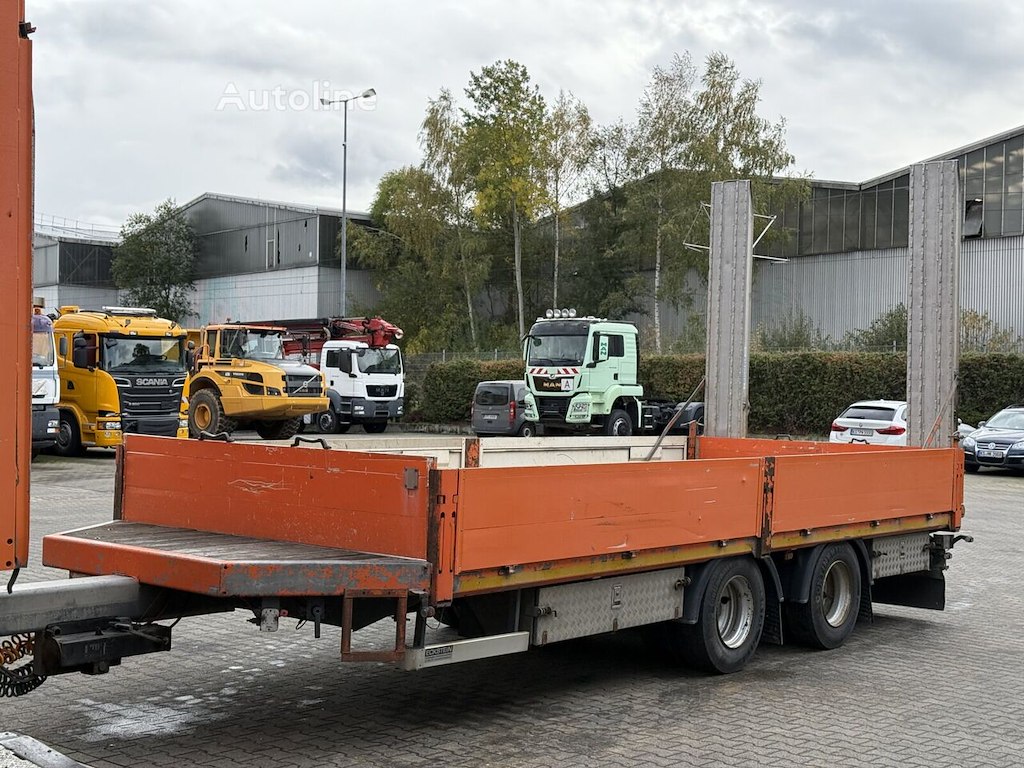 ECKSTEIN LA 2 PRZYCZEPA TANDEM Z NAJAZDAMI prikolica sa niskom platformom