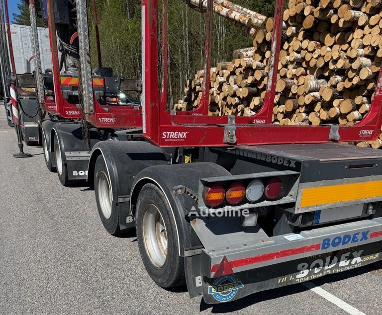 Bodex 4 axle timber šumarska prikolica