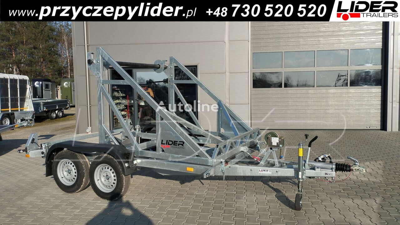 Nova Stim LT-200 przyczepa 300x200x190cm, LIDER Trailers kablowa do przewo prikolica za kablove