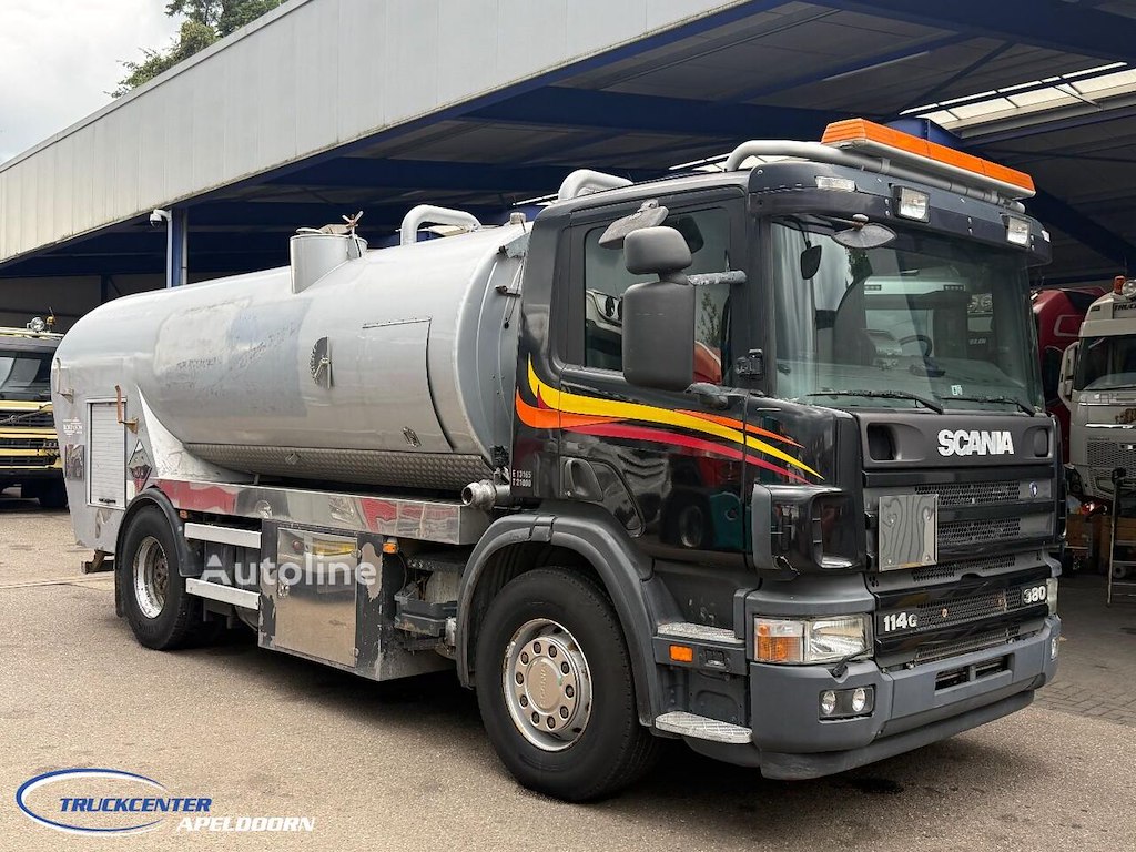 Scania P114 - 380 Korp&Son, stainless steel tank autofekalac
